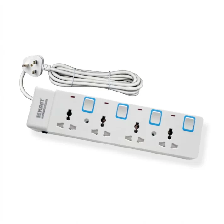 4 Way Extension Socket 3MTR - Extensions | Memon Electricals
