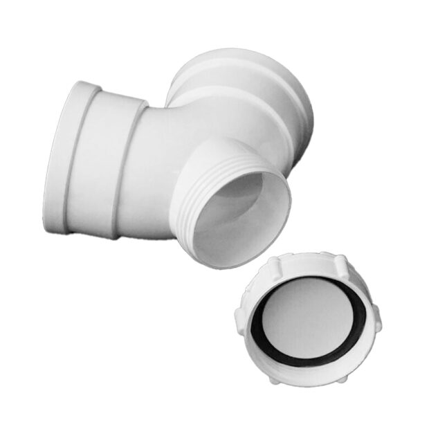 UPVC 90° Elbow - Inspection Port | MAAT Sanitary ware