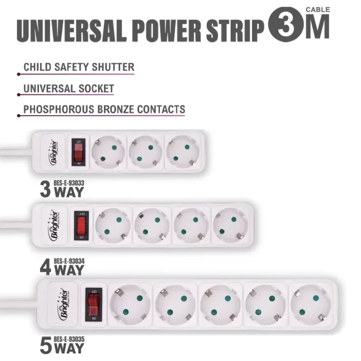 Universal Power Strip - Extensions | MAAT Electricals