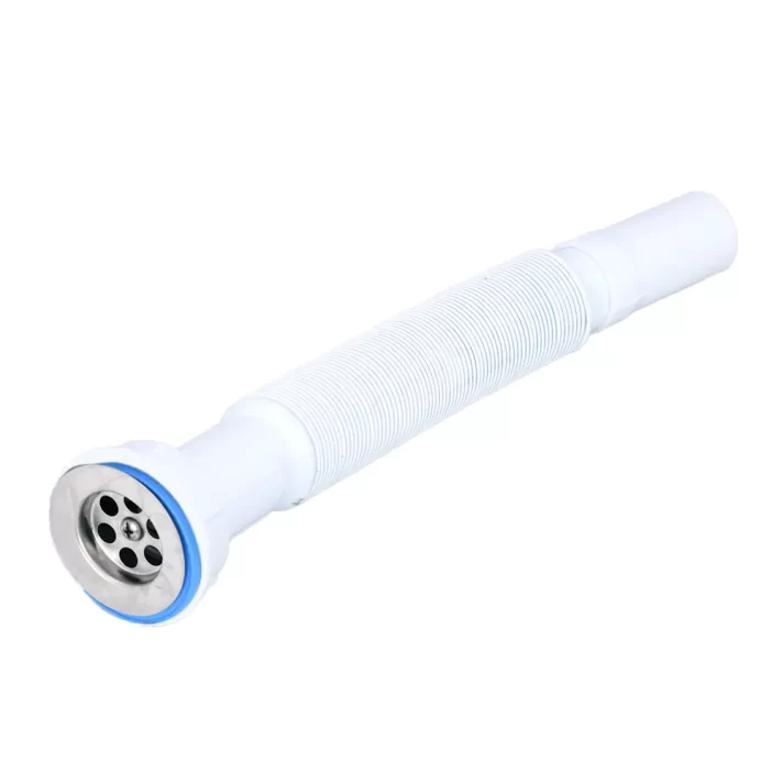 White PVC Magic Flexible Waste - Flexible Traps | MAAT Sanitary